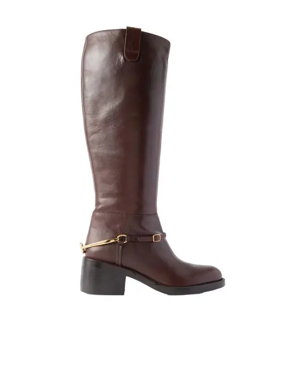 Chloé Dakota Round-toe Strap Boots
