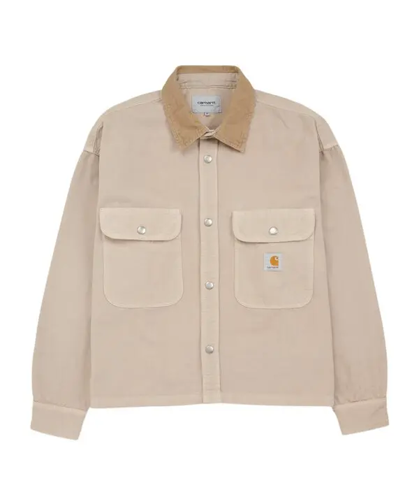 Carhartt Work In Progress Prescott Canvas Shirt Jacket - String Leather