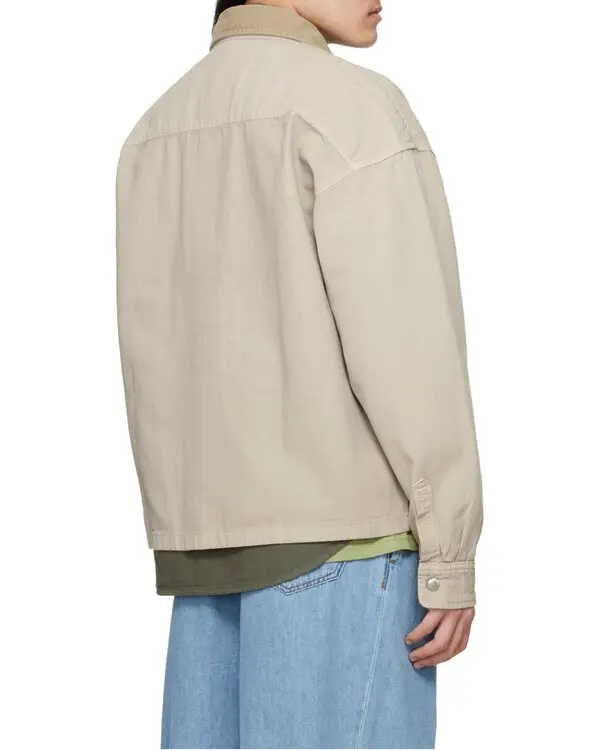 Carhartt Work In Progress Prescott Canvas Shirt Jacket - String Leather