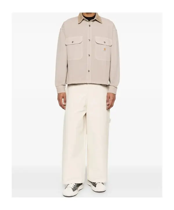 Carhartt Work In Progress Prescott Canvas Shirt Jacket - String Leather