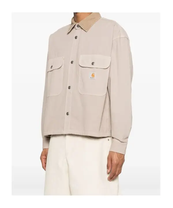 Carhartt Work In Progress Prescott Canvas Shirt Jacket - String Leather