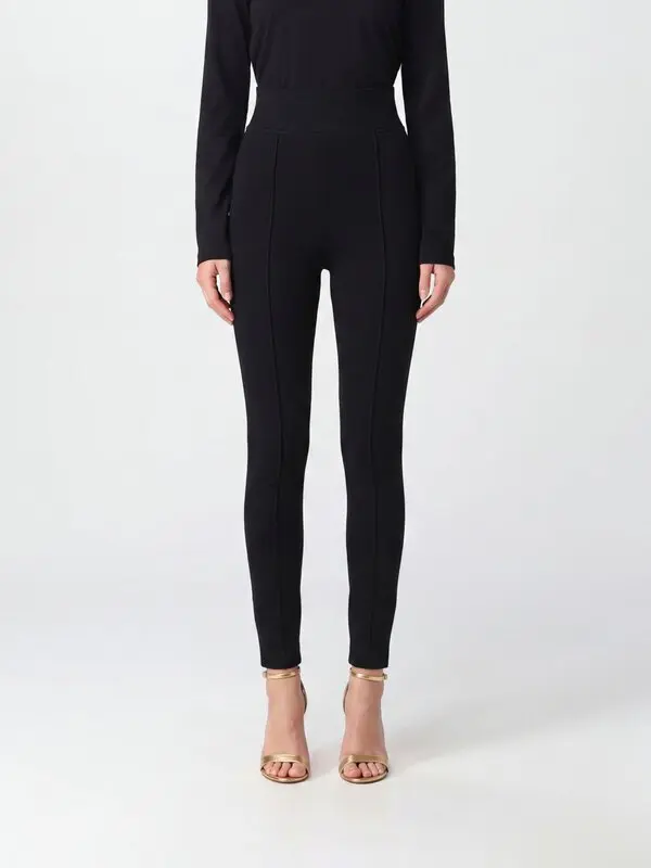 Chloé Slim Fit Trousers With Knitted Hem