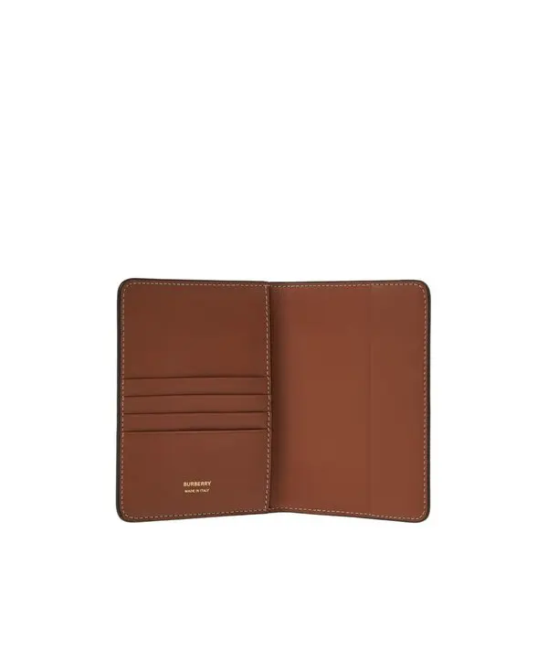 Burberry Check Passport Wallet