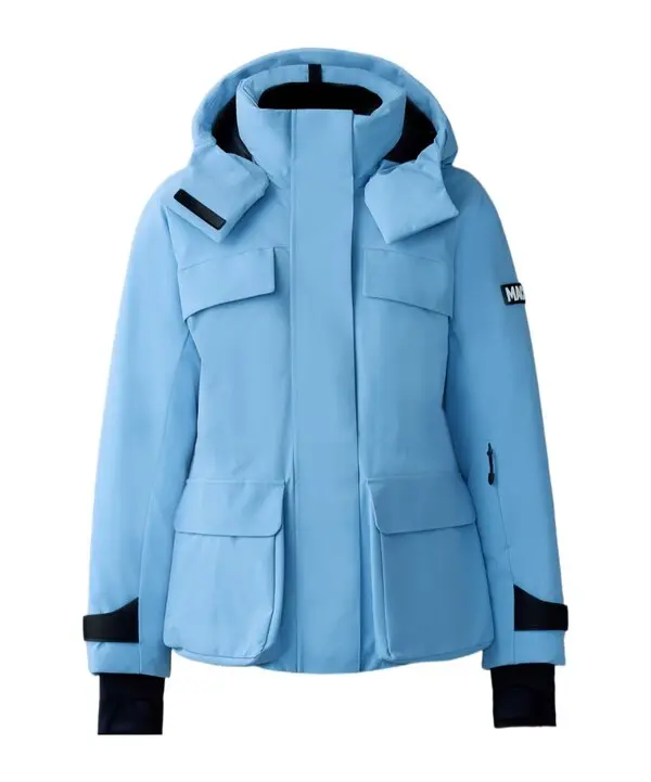 Mackage Iclyn-r Down Ski Jacket With Removable Hood - Blue