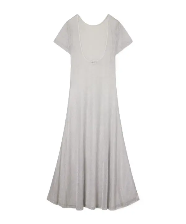 Staud Zinc Metallic Knitted Coverup - Gray