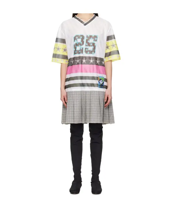 CHOPOVA LOWENA Printed V-neck Dress