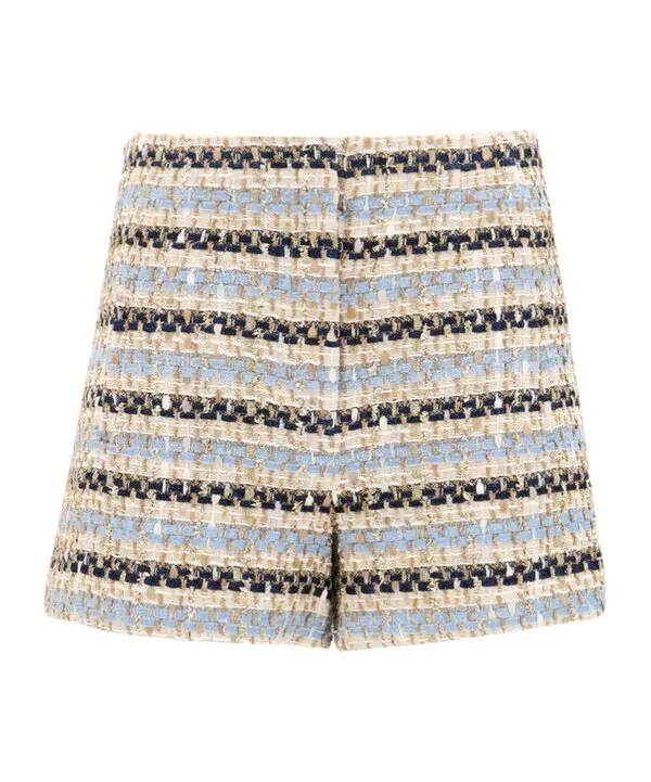 Veronica Beard Metallic Tweed Shorts