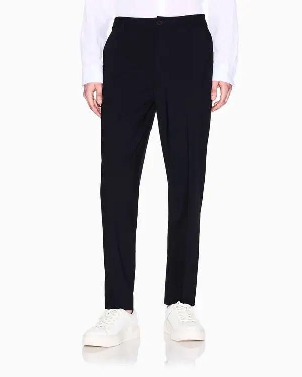 Armani Exchange Straight-leg Tailored Trousers