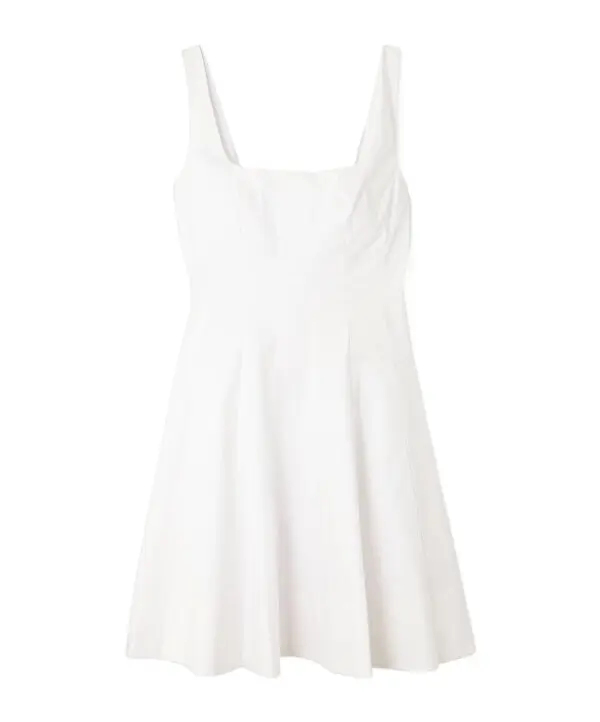 Staud Wells Mini Dress - White