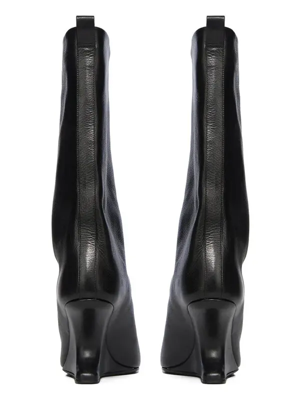 Rick Owens Cantilever Sharp Flared Boots - Black