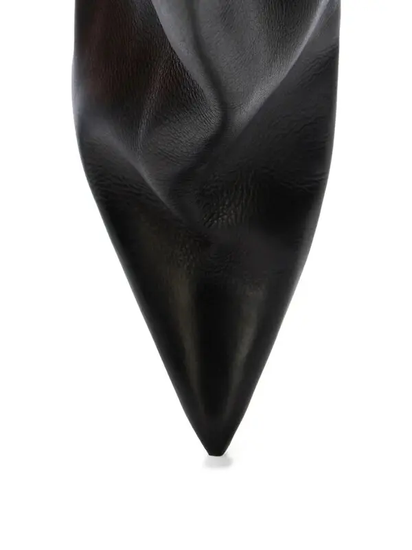 Rick Owens Cantilever Sharp Flared Boots - Black