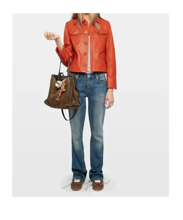 Zadig&Voltaire Long-sleeve Leather Jacket
