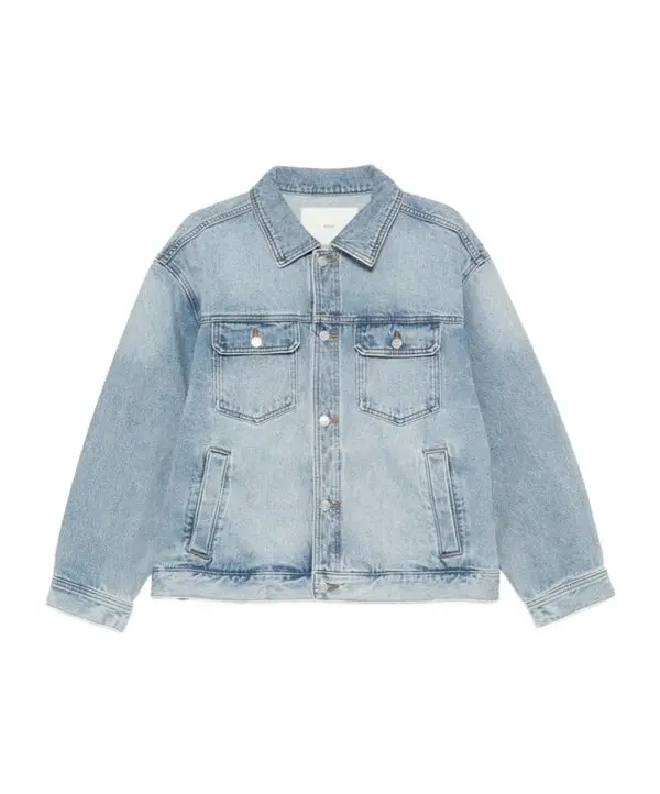 DUNST Long-sleeved Denim Jacket - Light Blue