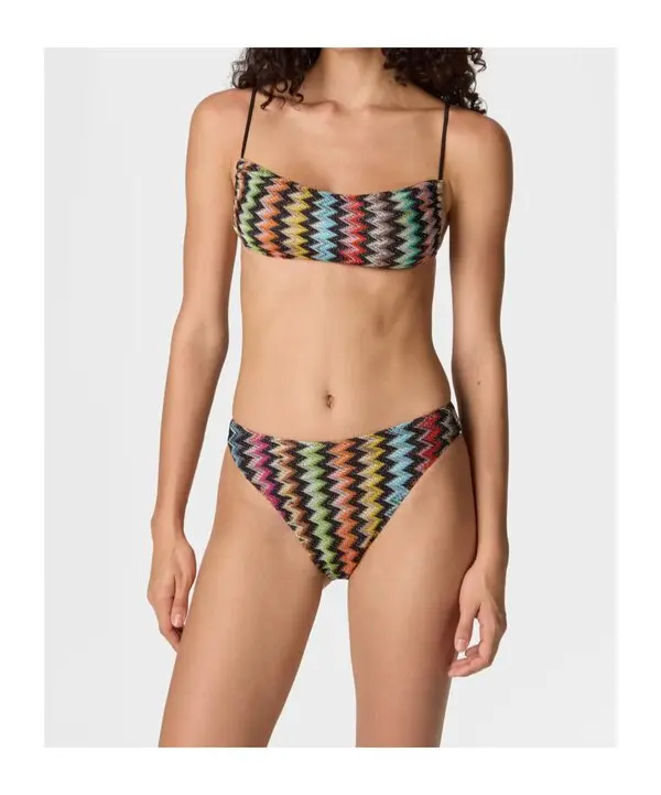 Missoni Zigzag Bikini Set - Black