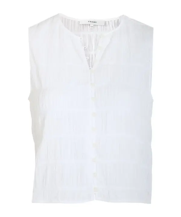 FRAME Shirred Seam Tank Vest