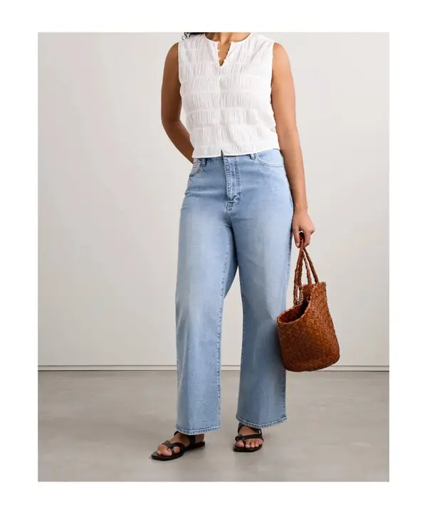 FRAME Shirred Seam Tank Vest