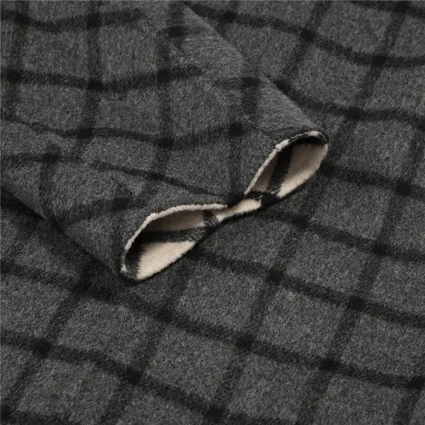 Max Mara Plaid Reversible Coat