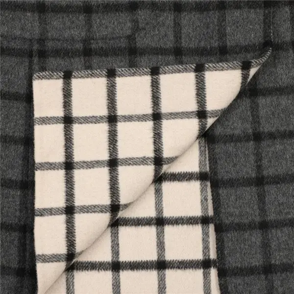 Max Mara Plaid Reversible Coat