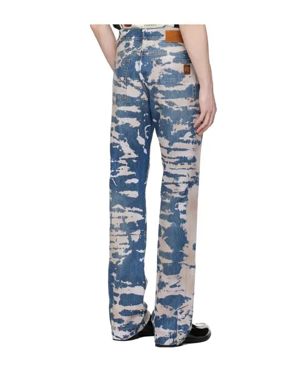 Amiri Bleached Printed Jeans