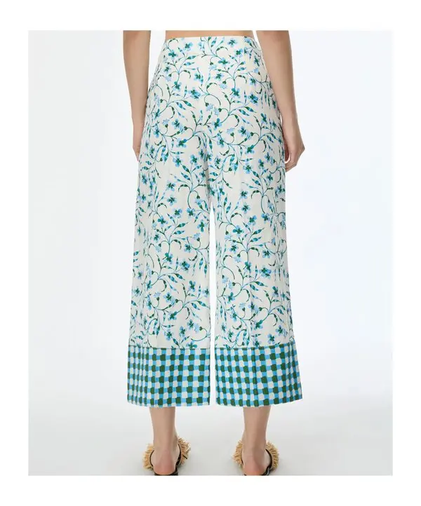 IBLUES Wide-leg Floral Printed Pants