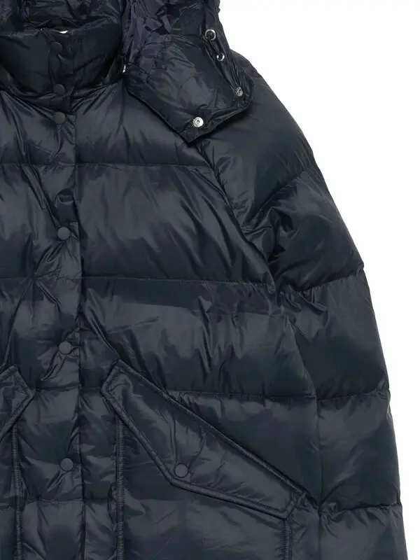 SAMSOE SAMSOE Quilted Cotton Hooded Jacket - Black