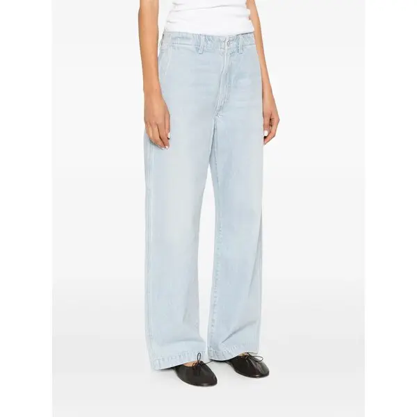 AGOLDE Mid-rise Wide-leg Jeans - No