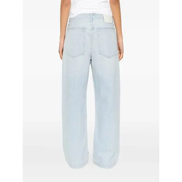 AGOLDE Mid-rise Wide-leg Jeans - No