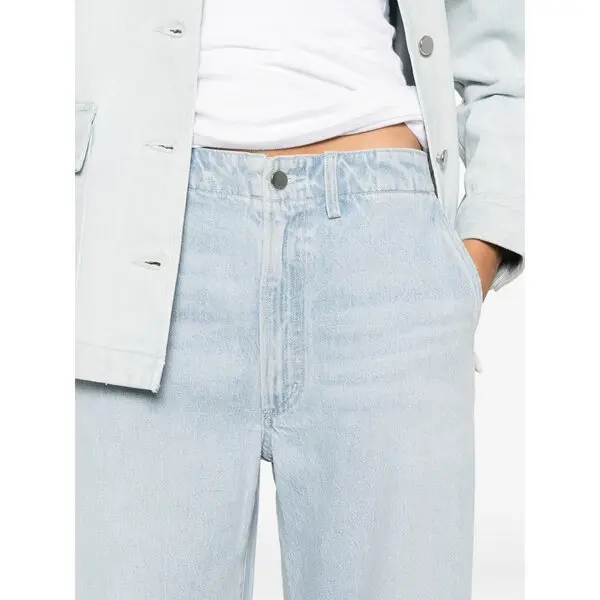 AGOLDE Mid-rise Wide-leg Jeans - No