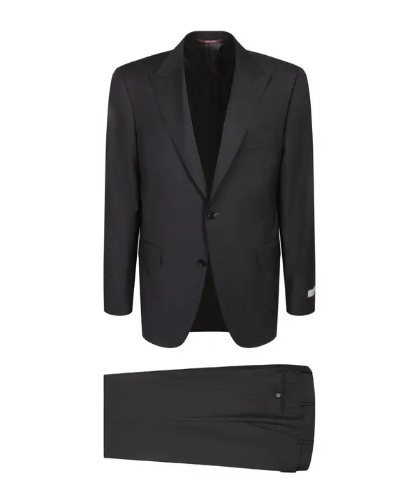 Canali Two-button Tailored Suit - Black