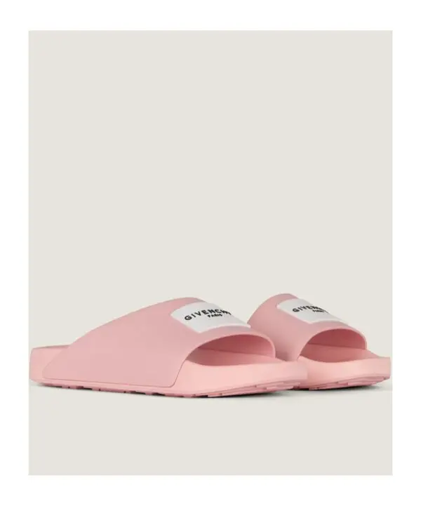 Givenchy Logo Flat Slip-on Slides