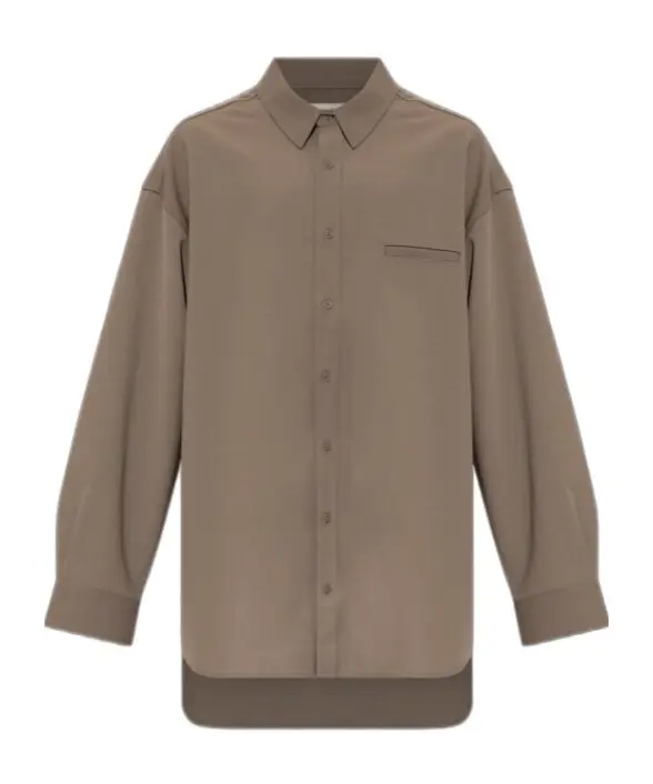 ENTIRE STUDIOS Chest-pocket Shirt - Brown