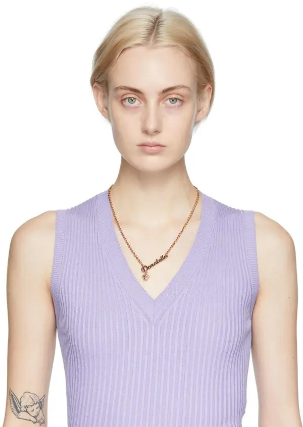 Versace Pattern Pendant Necklace