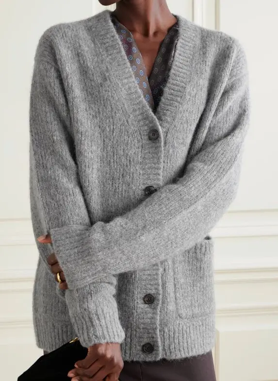 Dries Van Noten Long-sleeved Knitted Cardigan