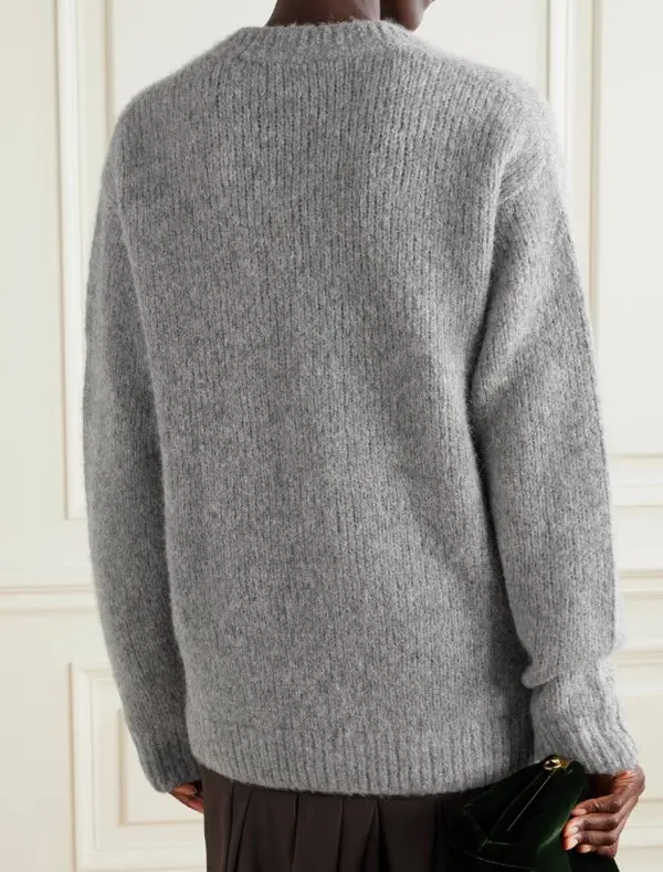 Dries Van Noten Long-sleeved Knitted Cardigan