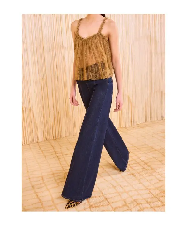 Ulla Johnson Romy Pleated Cami Top