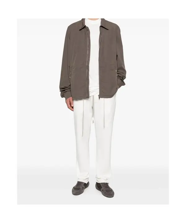 Rick Owens Zip-up Long Sleeved Jacket - Gray
