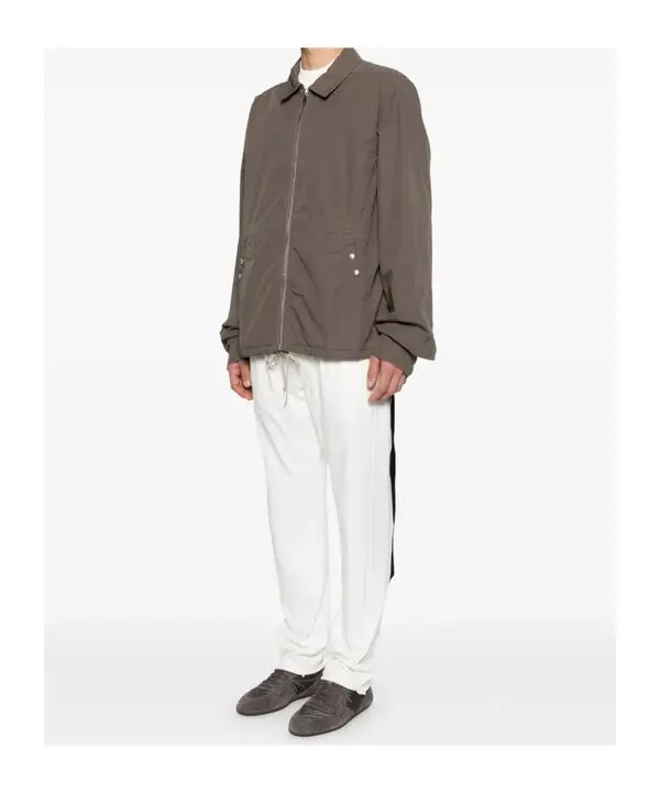 Rick Owens Zip-up Long Sleeved Jacket - Gray