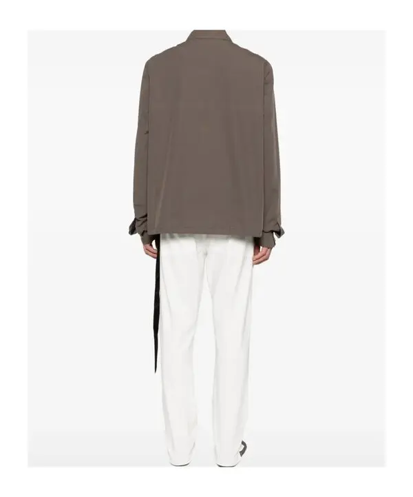 Rick Owens Zip-up Long Sleeved Jacket - Gray