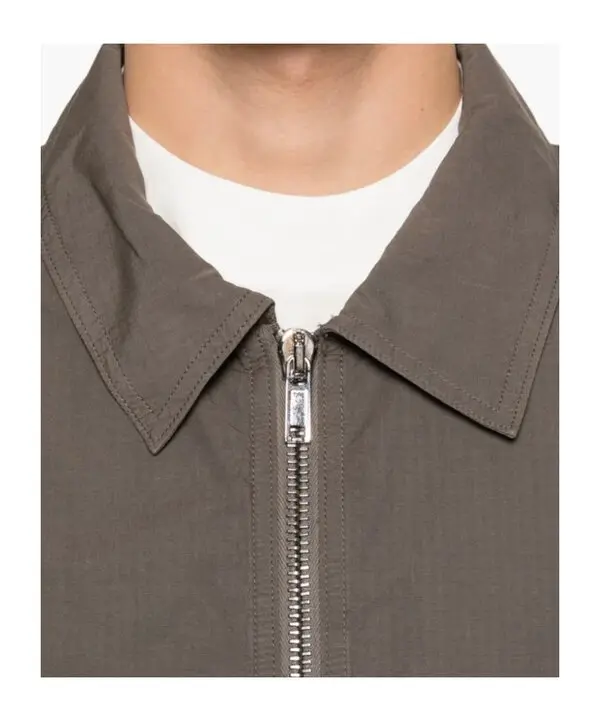 Rick Owens Zip-up Long Sleeved Jacket - Gray