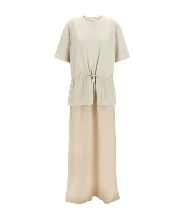 HAIKURE Joopy Drawstring Maxi Dress - Beige