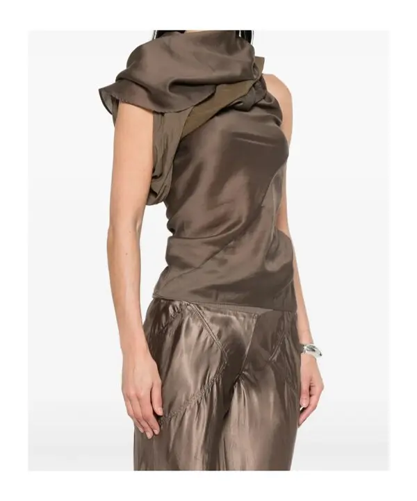 ENTIRE STUDIOS Draft Draped Sleeveless Top