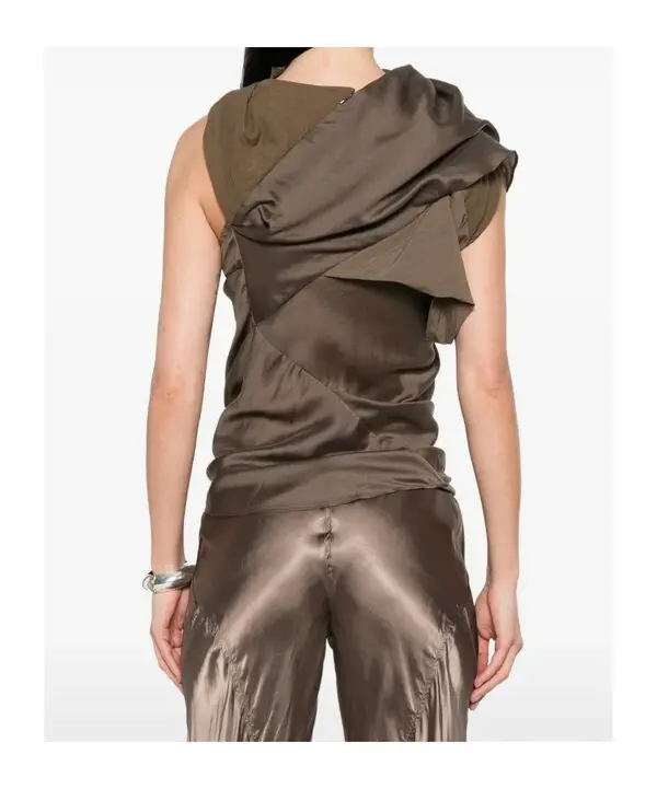 ENTIRE STUDIOS Draft Draped Sleeveless Top