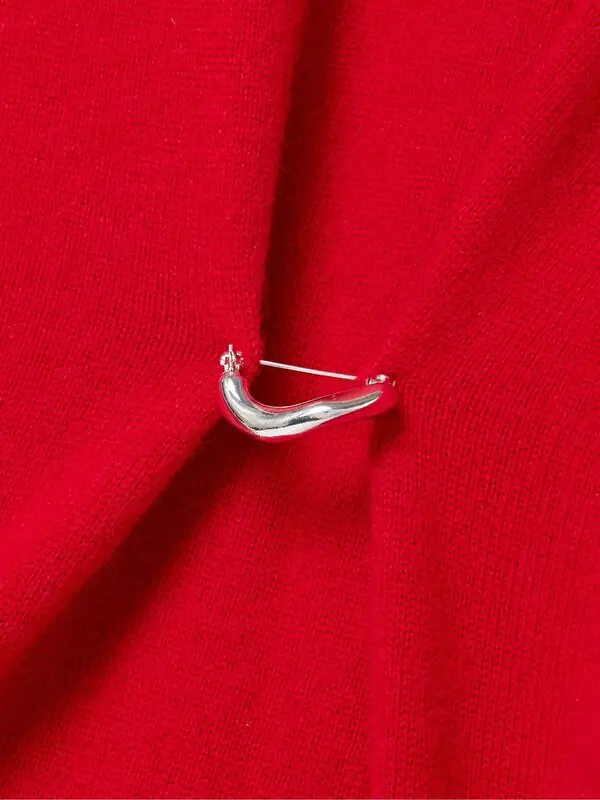 Isabel Marant Étoile Crew Neck Long Sleeve Sweatshirt With Asymmetric Detail