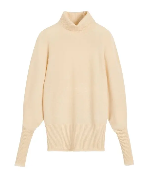 BY MALENE BIRGER High Collar Wool Sweater