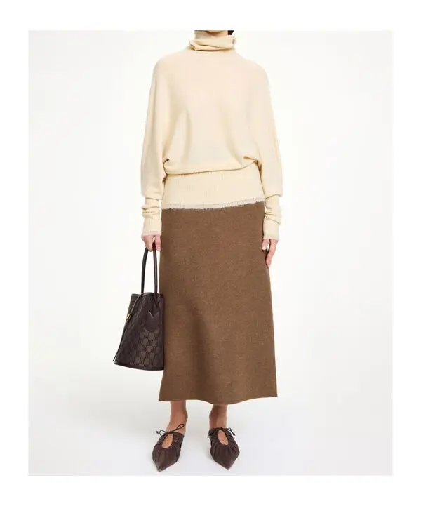 BY MALENE BIRGER High Collar Wool Sweater