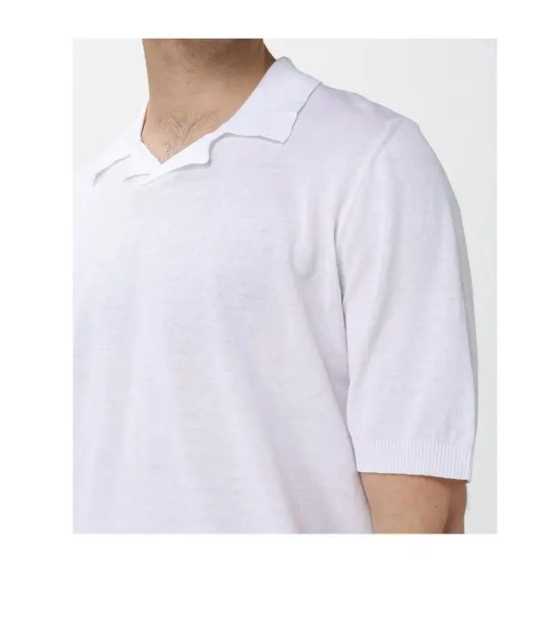 Eleventy Short-sleeve Polo Shirt - White