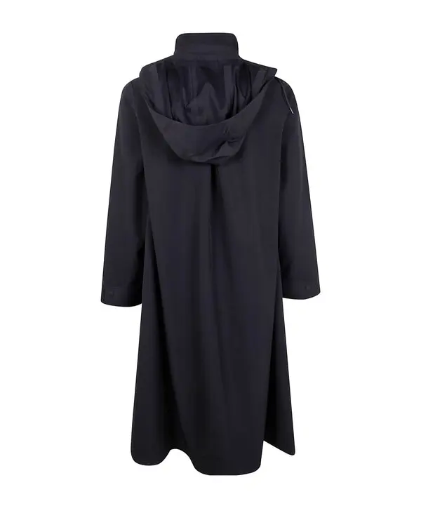 Rains Suva Vision Softshell A-line Hooded Raincoat - Black
