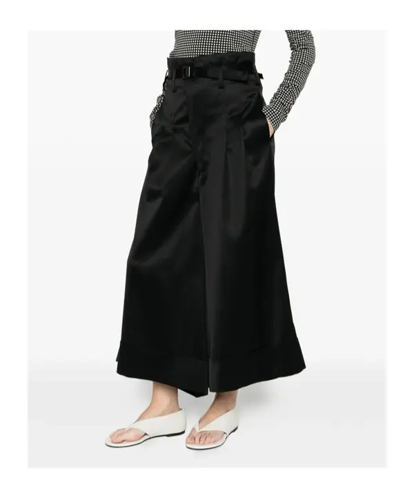 Junya Watanabe Wide-legged Trousers With Belt