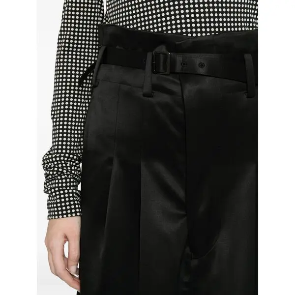 Junya Watanabe Wide-legged Trousers With Belt