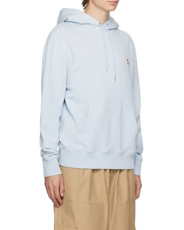 Maison Kitsuné Fox Embroidered Hoodie - White